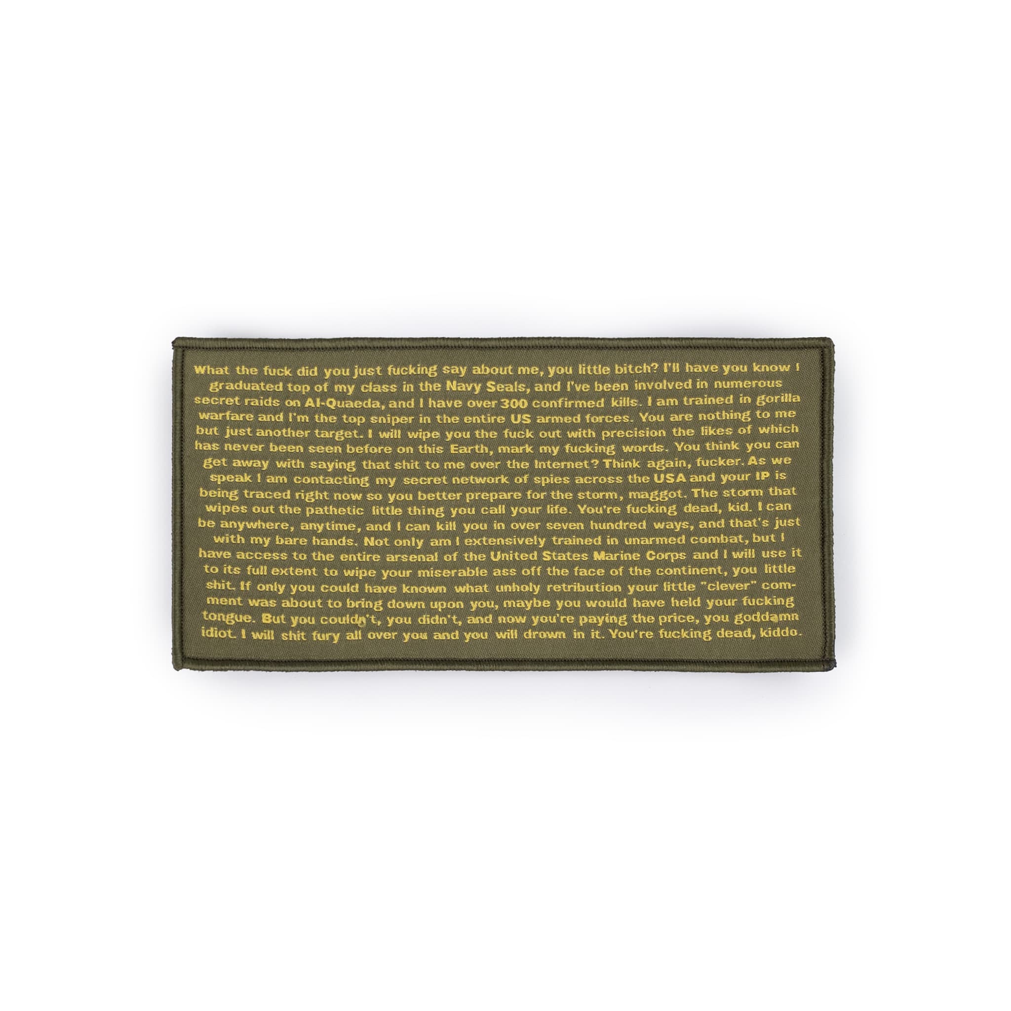 Navy Seal Copypasta Completely Reprehensible Admin Patch – KommandoStore