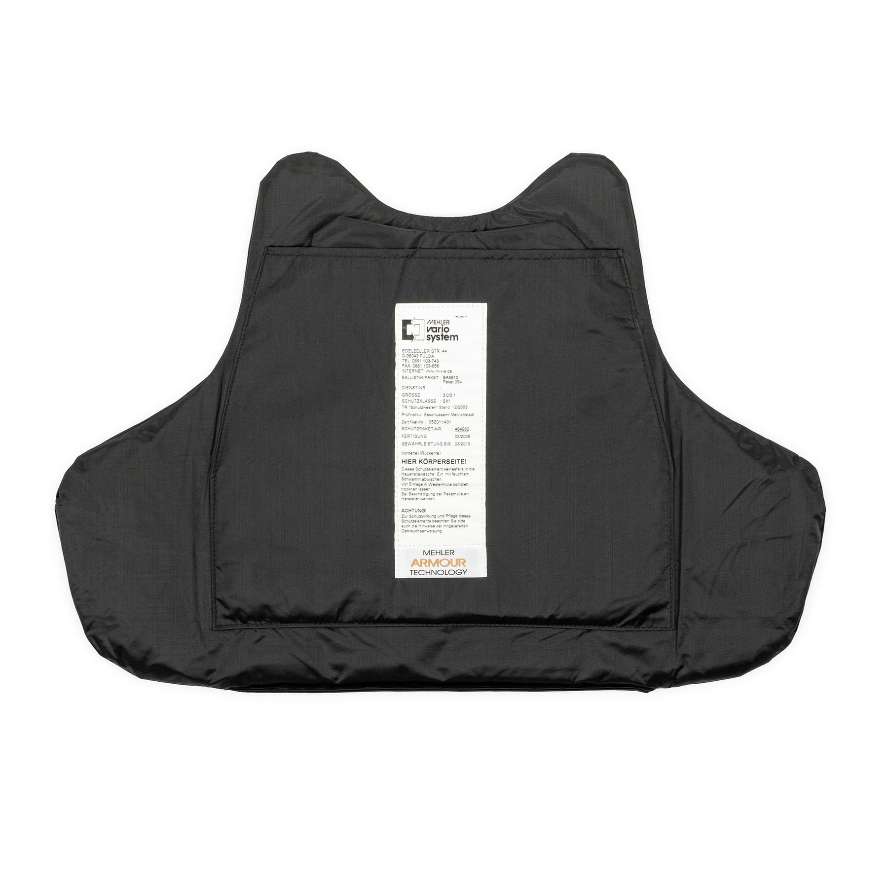 Unissued German Police Ballistic & Anti Stab Vest (Mehler) – KommandoStore