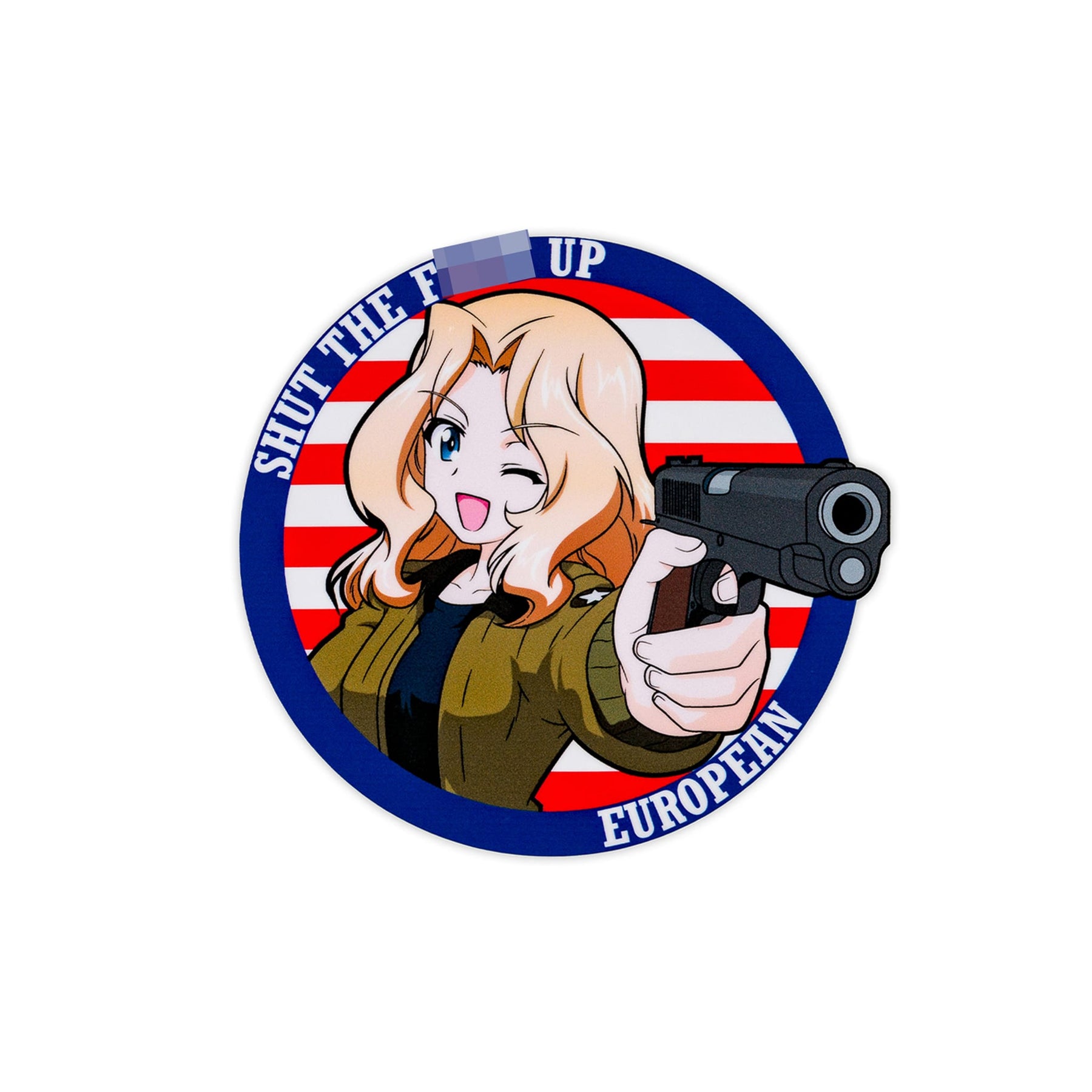 STFU European Vinyl Sticker – KommandoStore