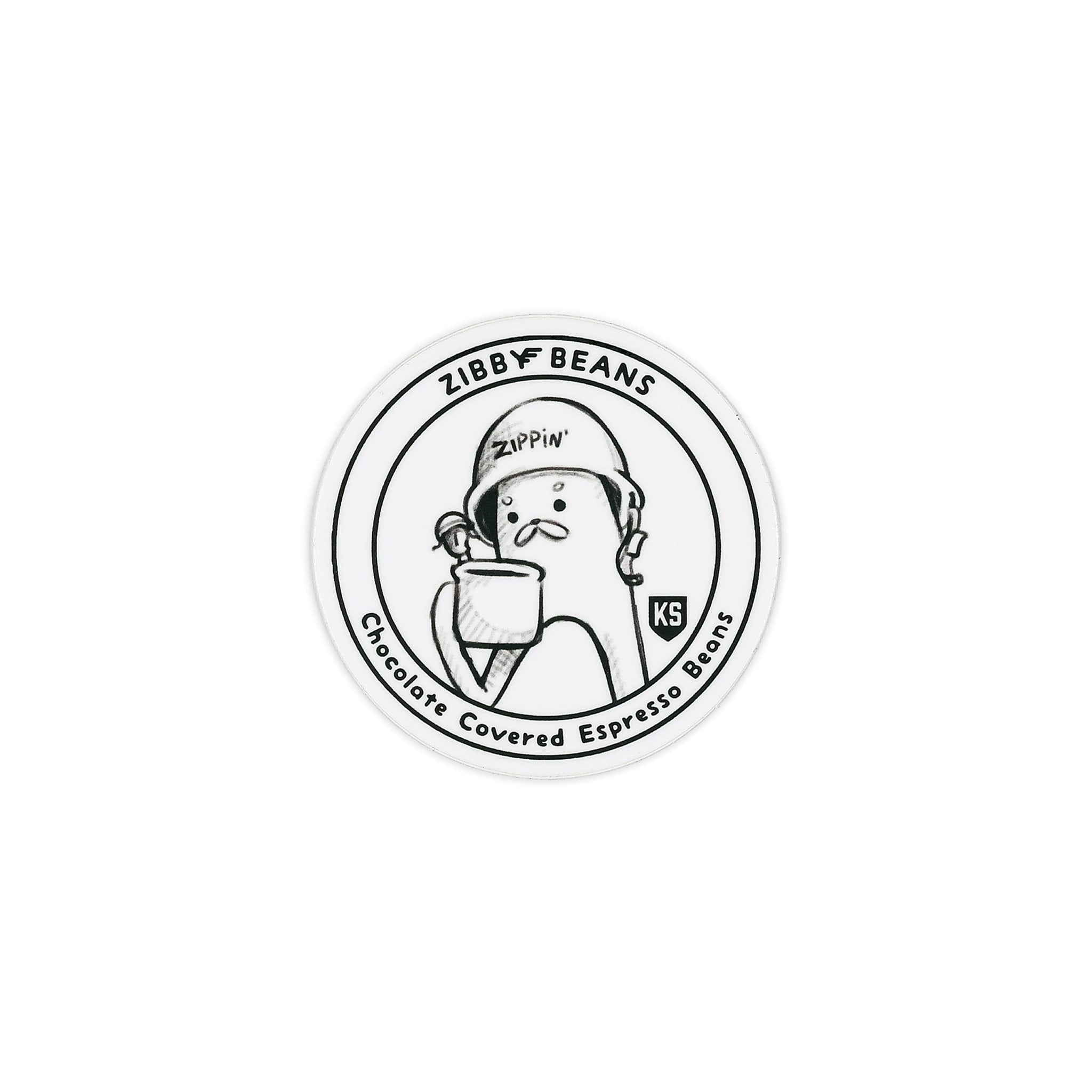 Zibby Beans Vinyl Sticker – KommandoStore